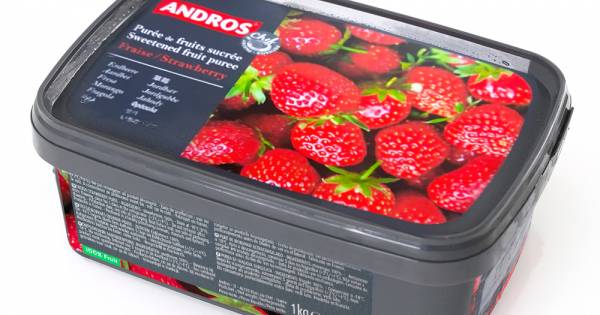 Andros Sweetened Puree Strawberry